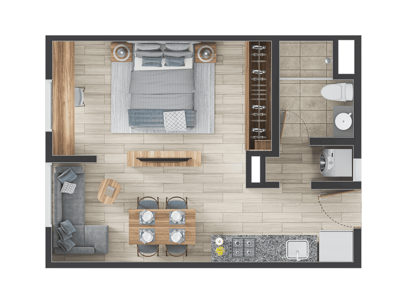 Apartamento en venta en Armenia - 62m2